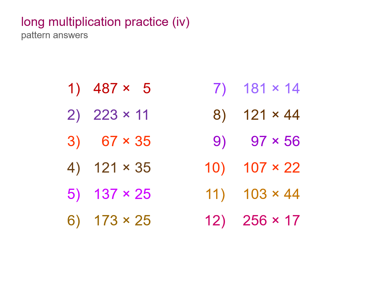MEDIAN Don Steward Mathematics Teaching Long Multiplication Pattern median-don-steward-mathematics-teaching-long-multiplication-pattern