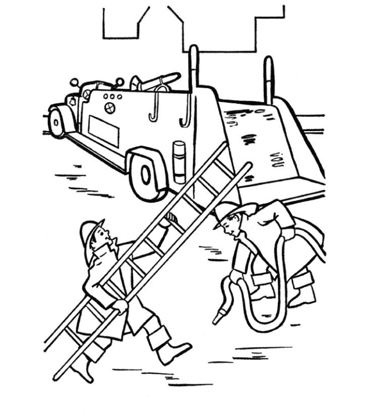 Fire Fighting Coloring Pages 2 ~ Coloring Pages
