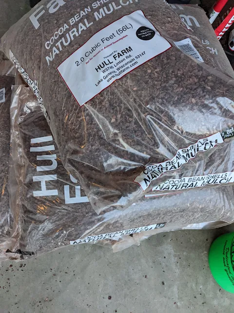 Cocoa Bean Shell Mulch - For Our Front Yard 2020