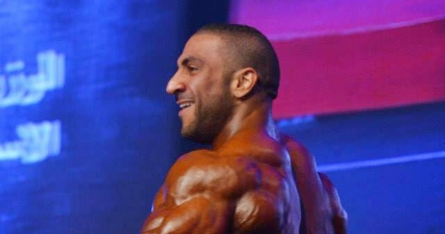 world bodybuilders pictures: Kuwait muscles builder Ahmad Ashk kanani