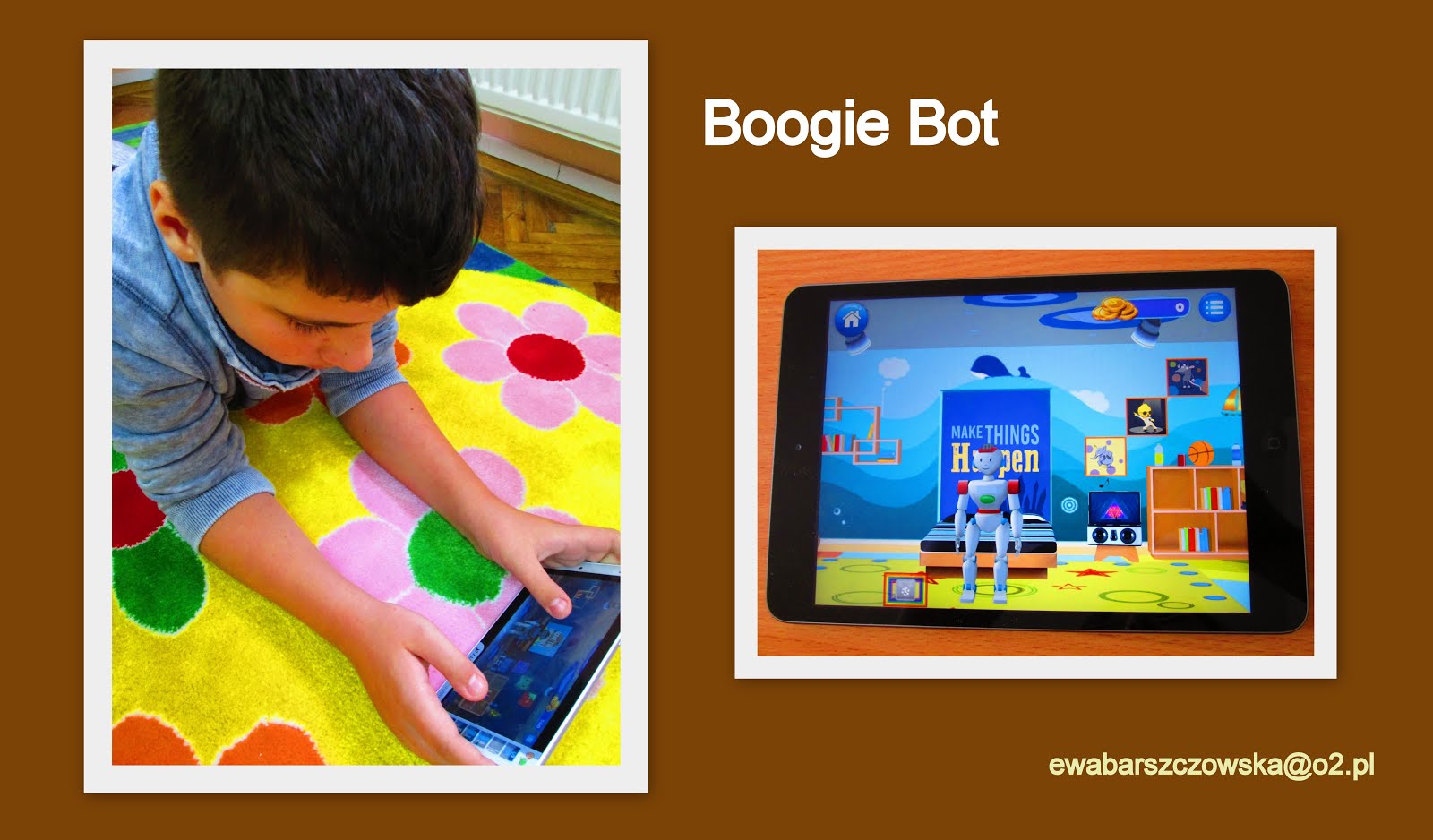 From drawing to programming: Boogie Bot.