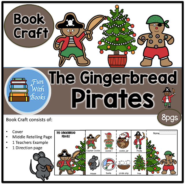 THE GINGERBREAD PIRATES BOOK CRAFT ~ Book Units by Lynn
