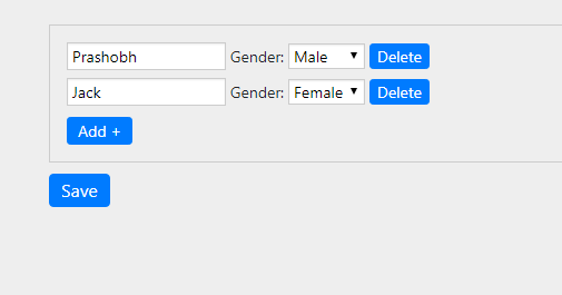 Make It Easy: Dynamic model with add and delete operations - Angular