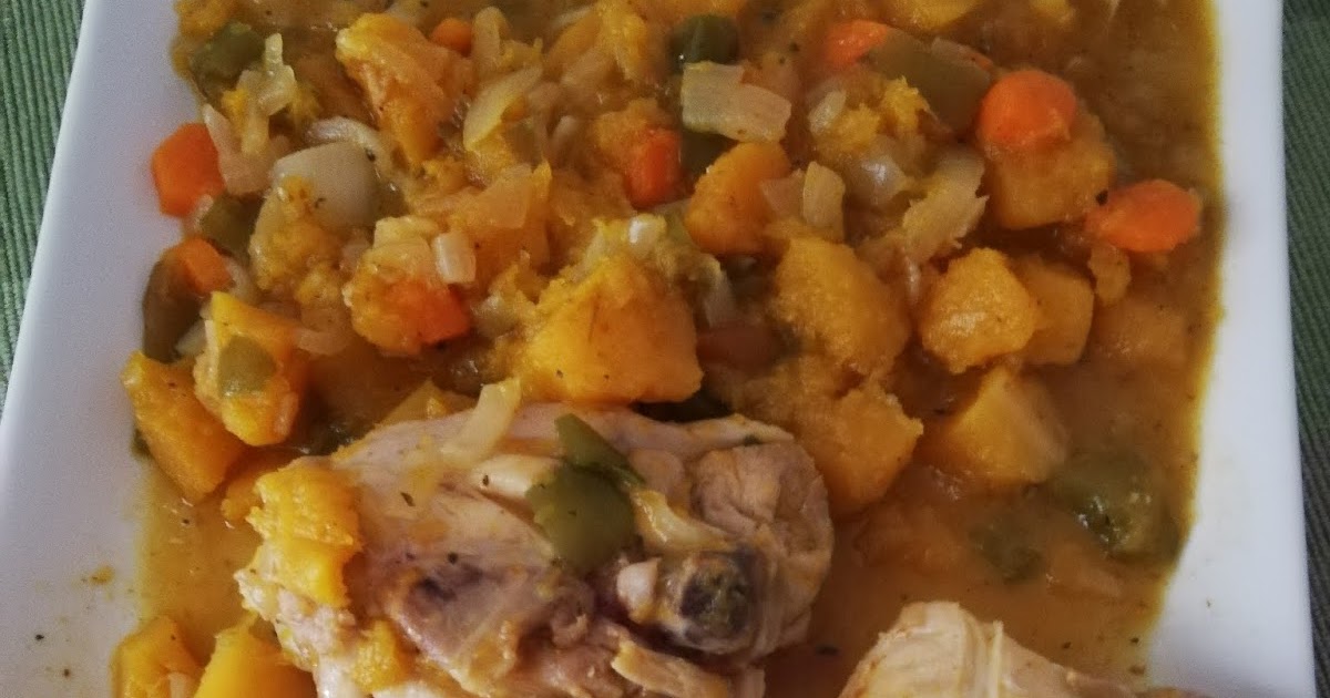 Pollo con salsa de Calabaza