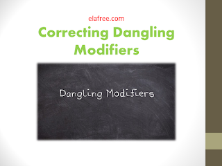 Correcting Dangling Modifiers