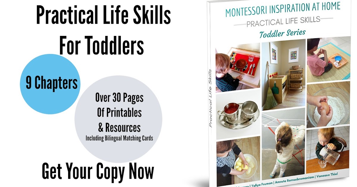 "Making Montessori Ours": Montessori Practical Life Skills Book!!