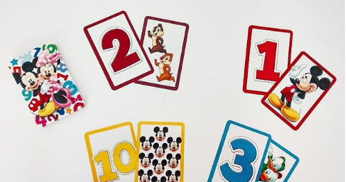 Lovely class PT: Juego de cartas Disney: los números del 1 al 20