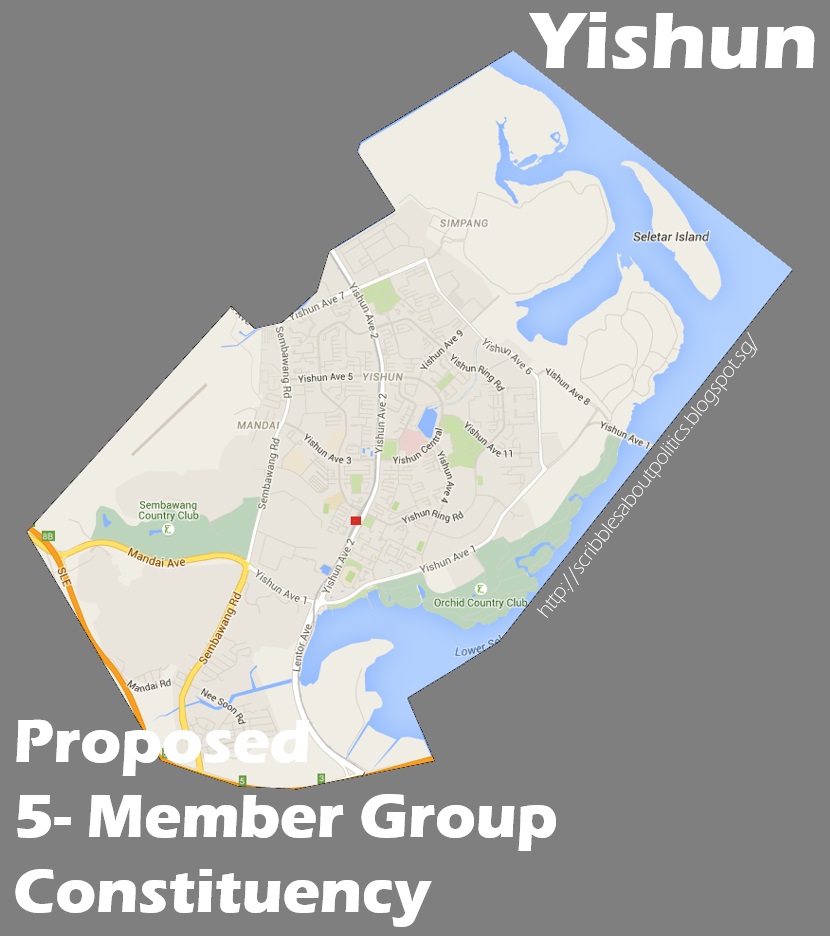 My Political Scribbles: Constituencies in Northern Singapore