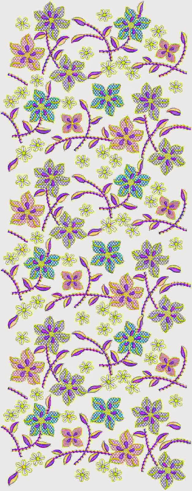 EmbDesignTube: Fresh Embroidered Allover Designs Selection