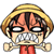one piece luffy ~ emoticons , emoji