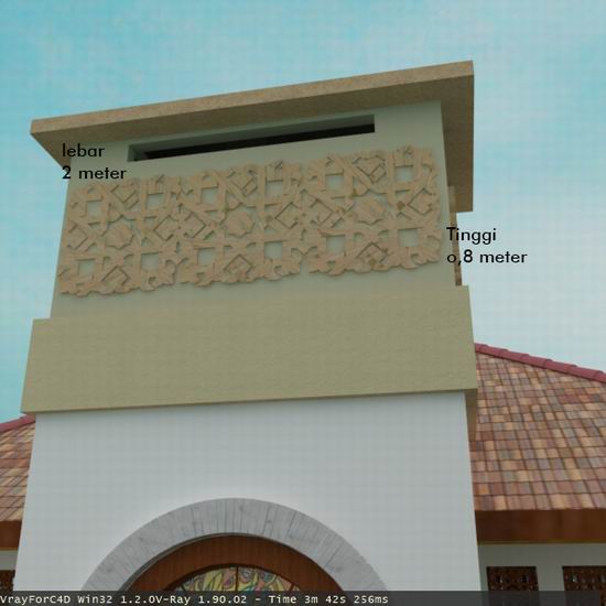 GRC ARTIKON: Panel GRC Relief Ornamen Dinding Masjid