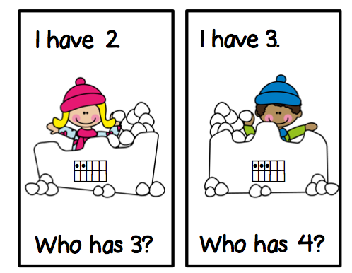 Counting and Cardinality Winter Edition - Learning With Mrs. Parker