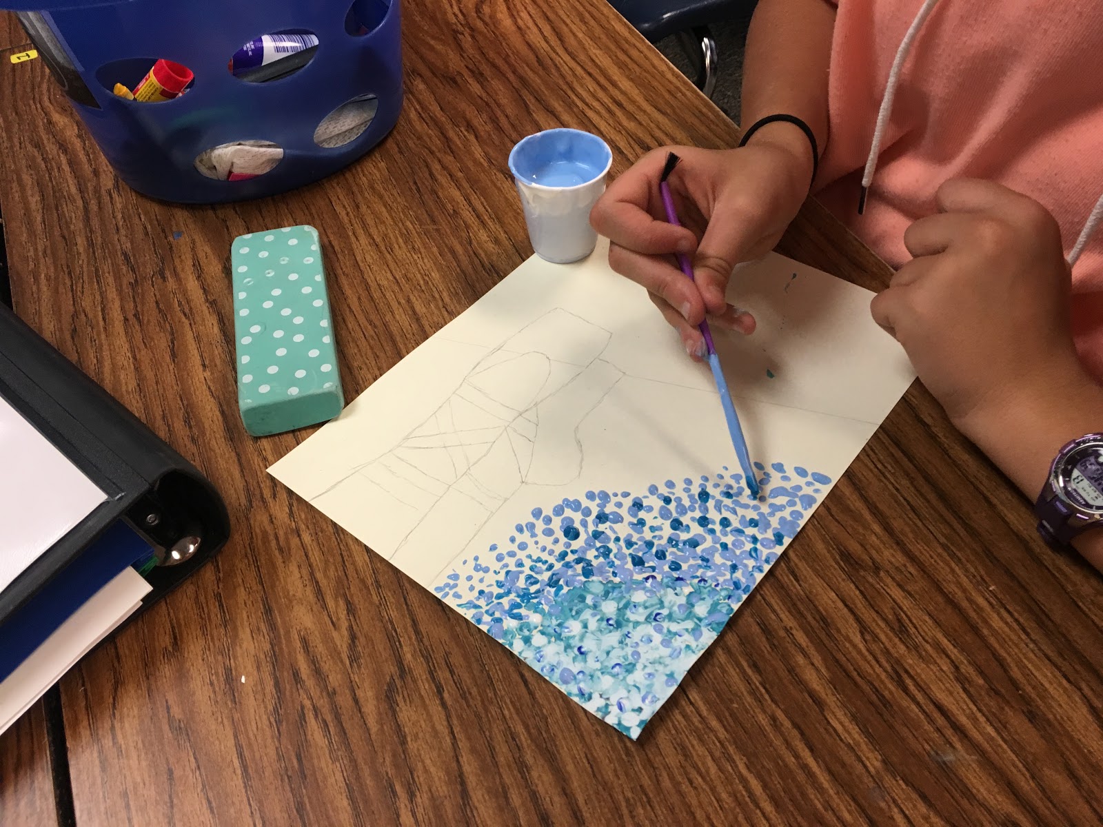 the ART of learning: Pointillism