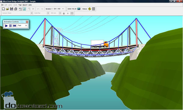 West point Bridge designer - برنامج تصميم كافة الجسور - مجلتك المعمارية