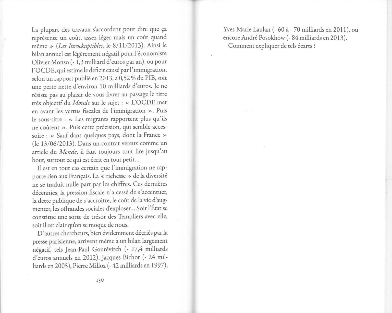 école : références: Laurent Obertone, La France interdite (2018)