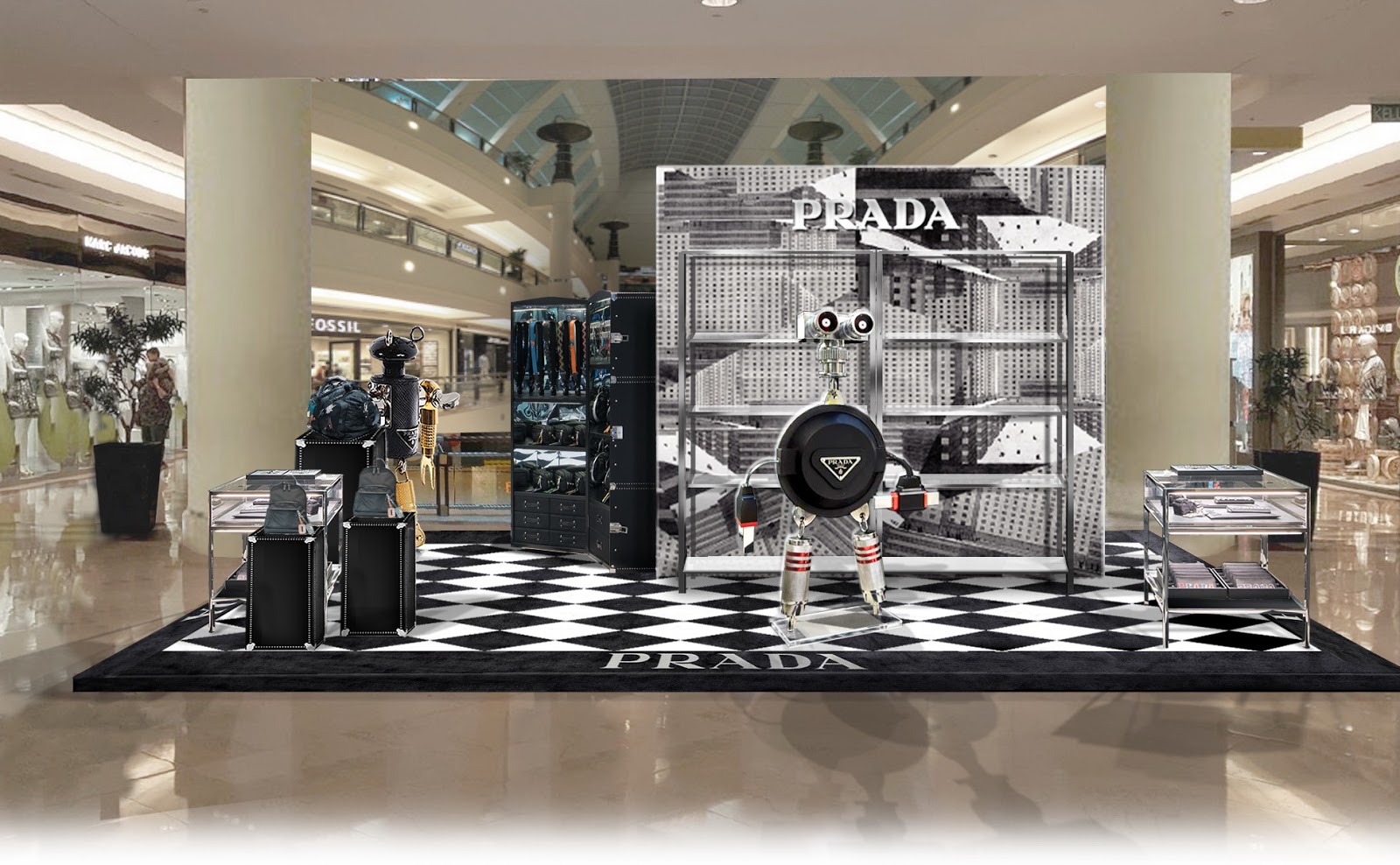 Prada Opens Pop-Up Store at Suria KLCC