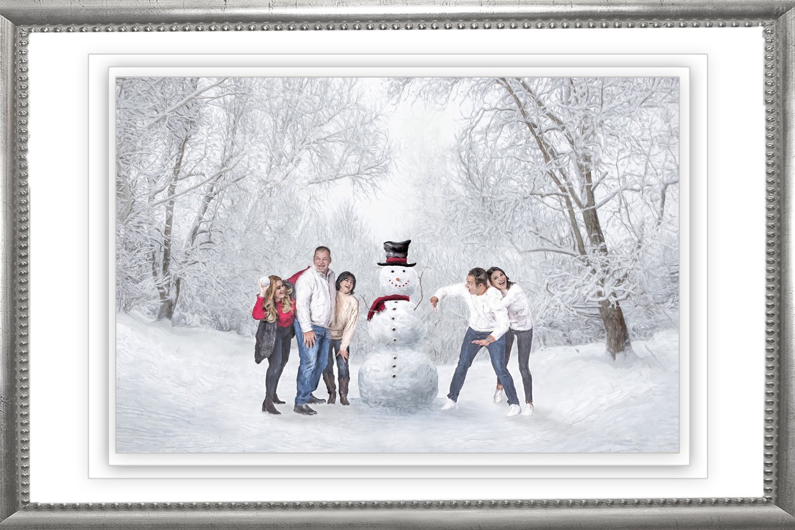 The Artistry of Elizabeth Homan: The Magical Snowman Portraits...A ...