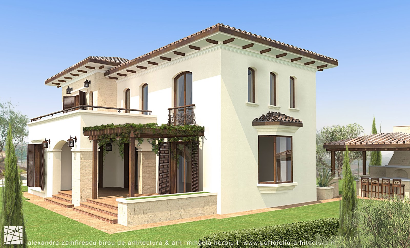 CASA MEDITERANEEANA STIL SPANIOL, IN CONSTANTA - AZSTUDIO