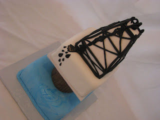 Cakes by Linsay: #2 Offshore Oil Rig Grooms Cake