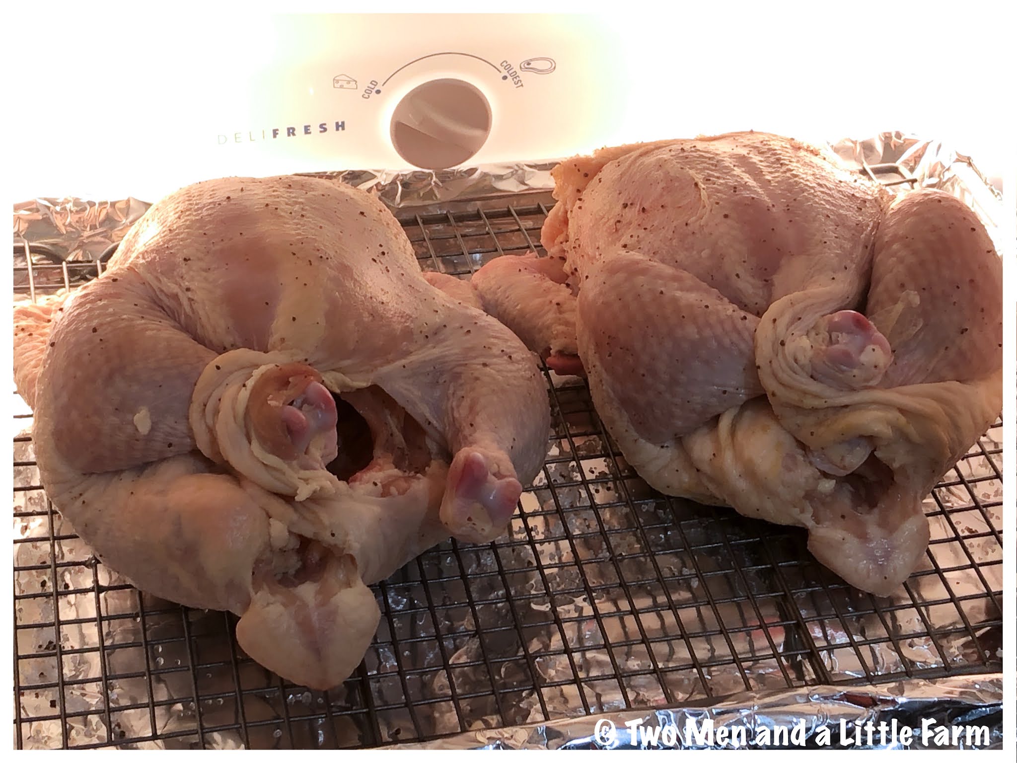 Two Men and a Little Farm: DRY BRINING CHICKEN