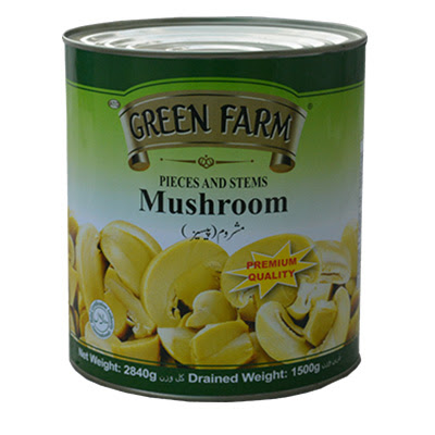 Green Farm Mushroom Slice Tin 3Kg