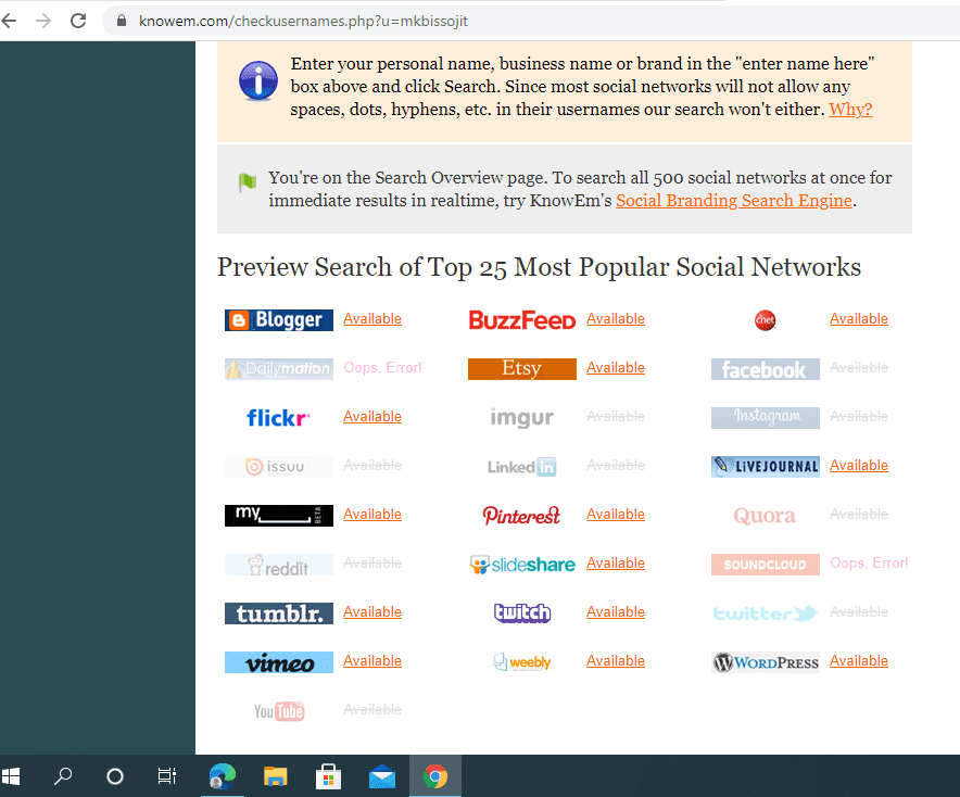 How to Easily Check Your Username For Your Social Media Platform