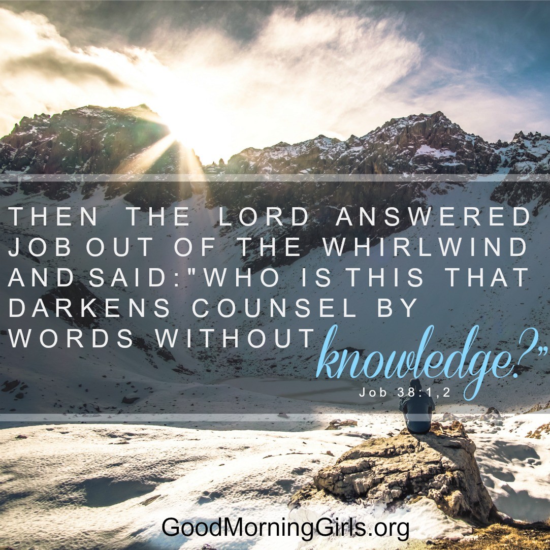 Moms 4 Missions: Job 38 - Job on Trial Before God