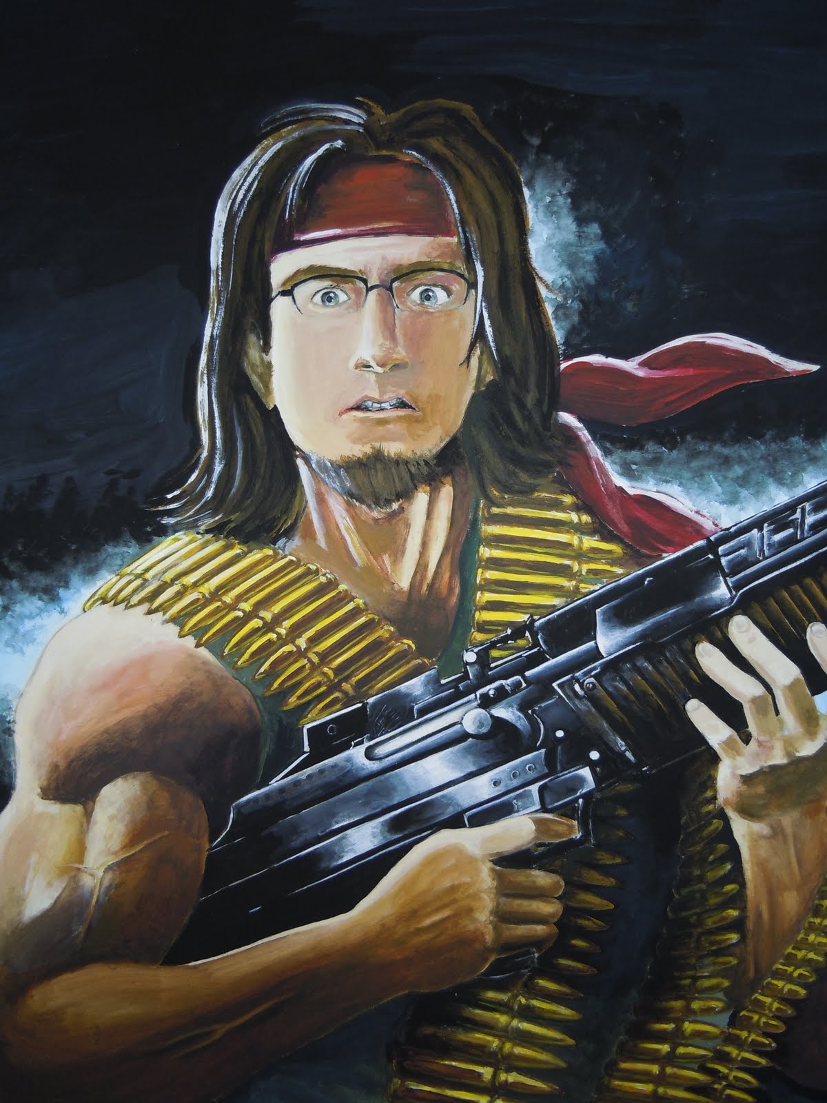 Kwisdelapin: Autoportrait Rambo