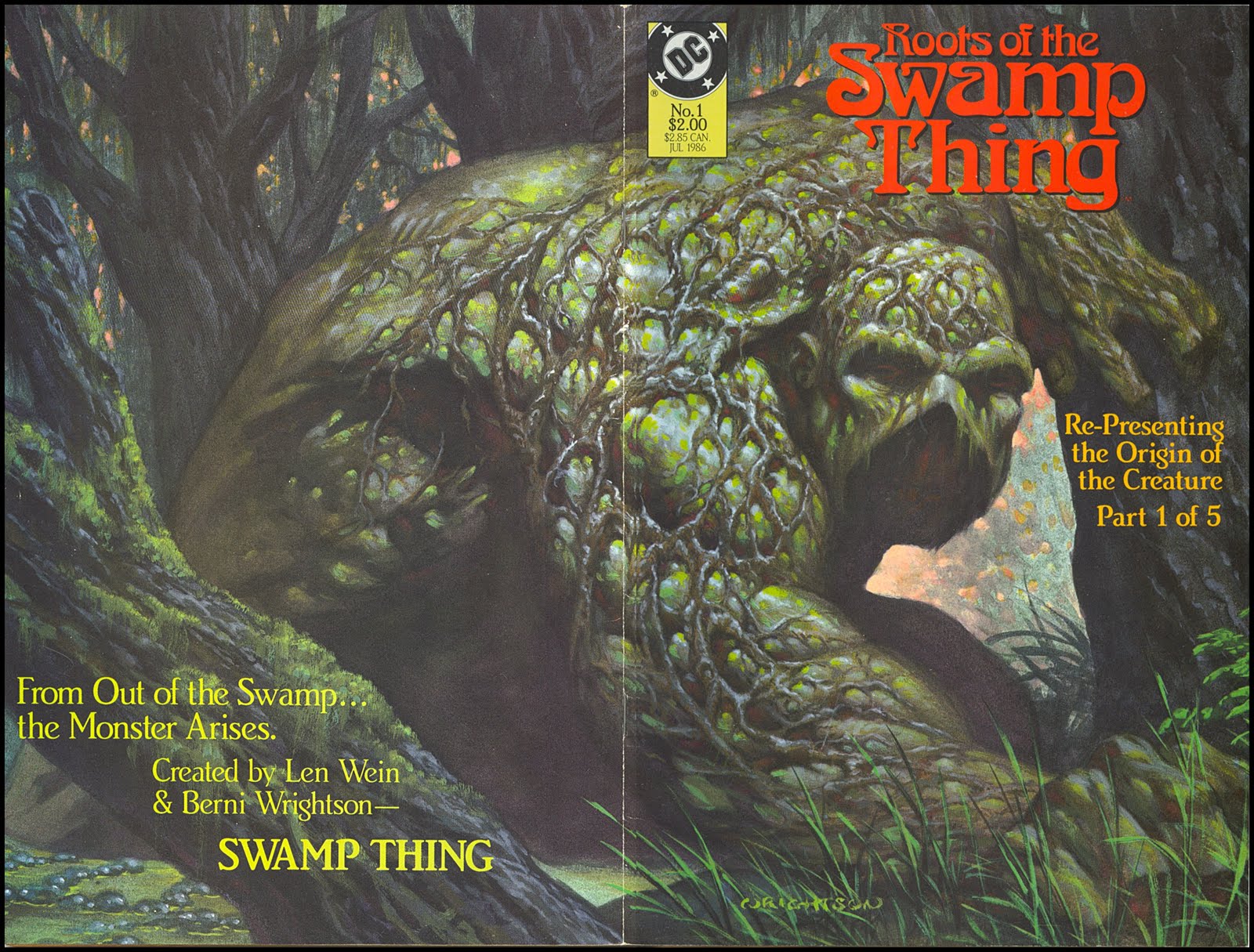 Fantasy Ink: Swamp Thing Covers by Bernie Wrightson