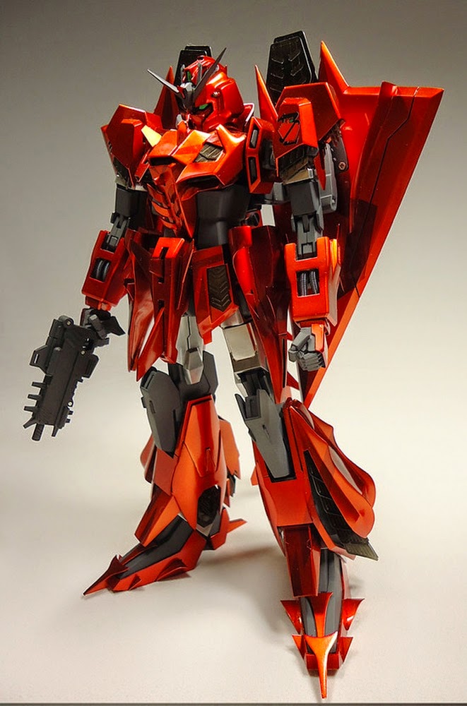 Custom Build: 1/100 Zeta Gundam "Red Snake ver." Gundam EVOLVE ver.