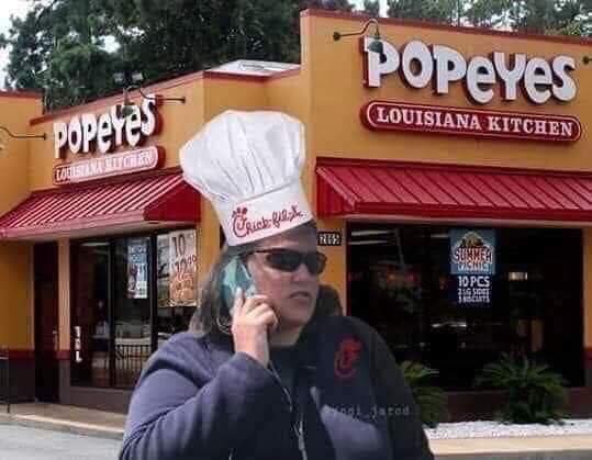 The Lady(Bug) of the Household: Best Popeyes Memes
