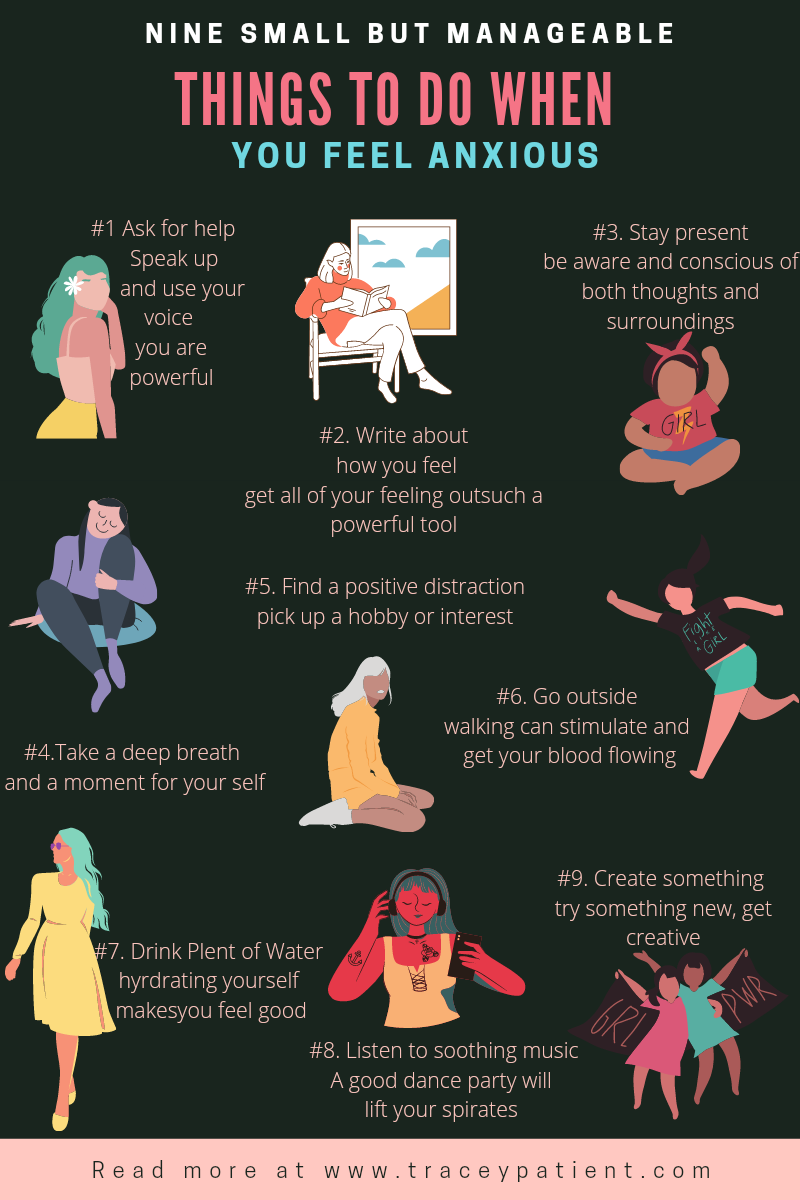 9 Things To Do When You Feel Anxious | Lifestyle and Wellness Blogger