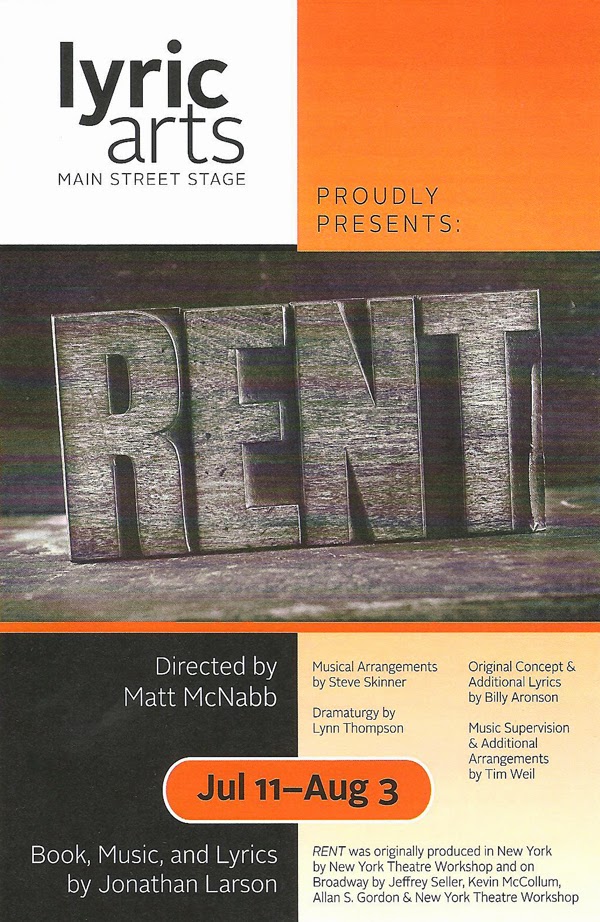 Cherry and Spoon: "RENT" at Lyric Arts