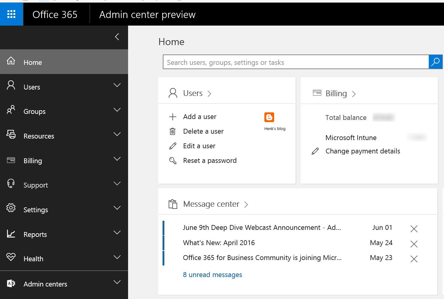 Henk's blog: Intune Account Portal has merged with the Office 365 ...