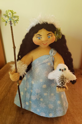 Magical Hawaiian Menehune Dolls: Poli'ahu, Snow Goddess of Mauna Kea
