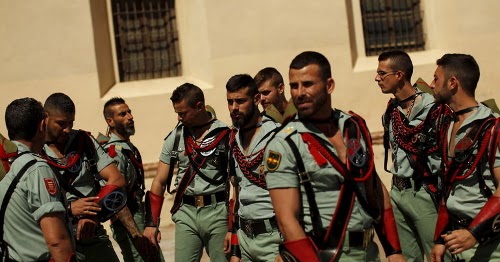 The Spanish Foreign Legion at Easter