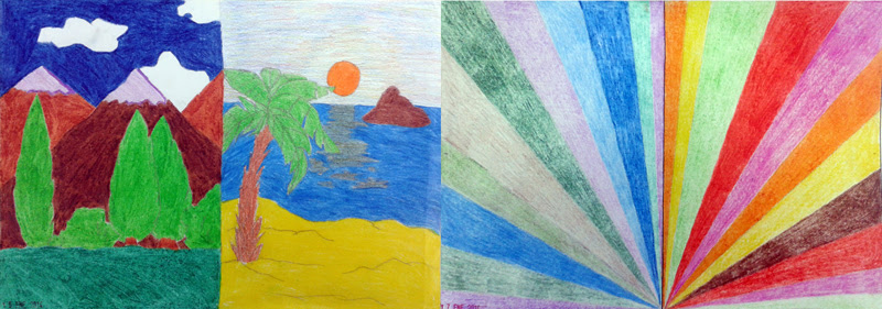 Dibujo Educativo: El Color. Expresividad de las gamas cromáticas.