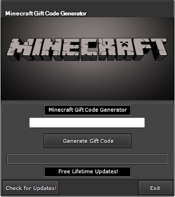 Free Generators: Minecraft Gift Code Generator 2013