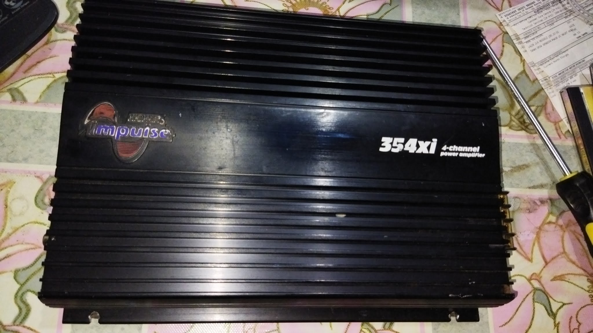 Life Begins at Forty: KICKER Impulse 354xi 4 channel power amplifier repair