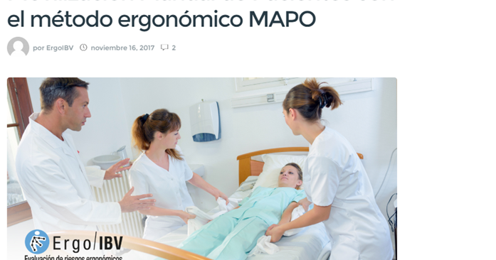 Ergonomía y Psicosociología Laboral: Método MAPO. Evaluación de los riesgos de movilización de ...