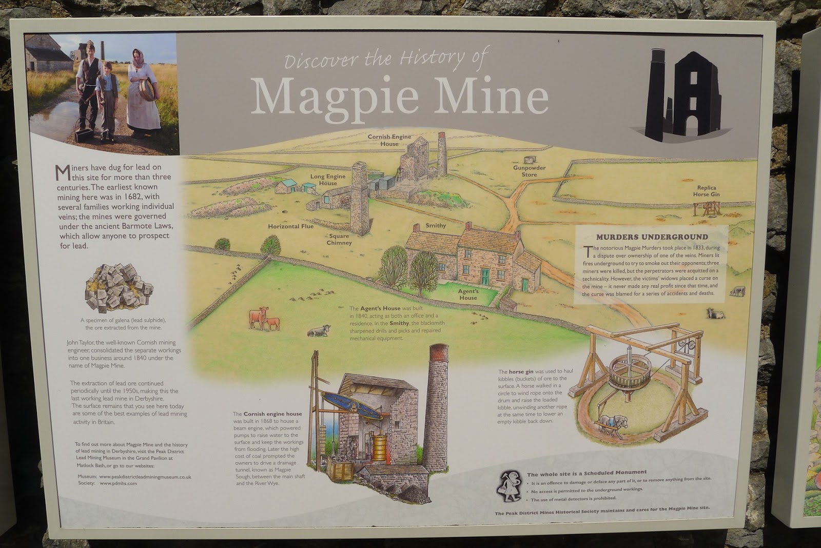 Mines and minerals in Derbyshire (UK)