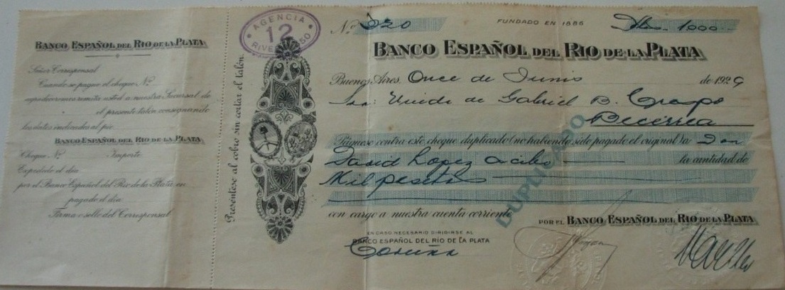 Fotos Viejas de Mar del Plata: BANCO ESPAÑOL DEL RIO DE LA PLATA