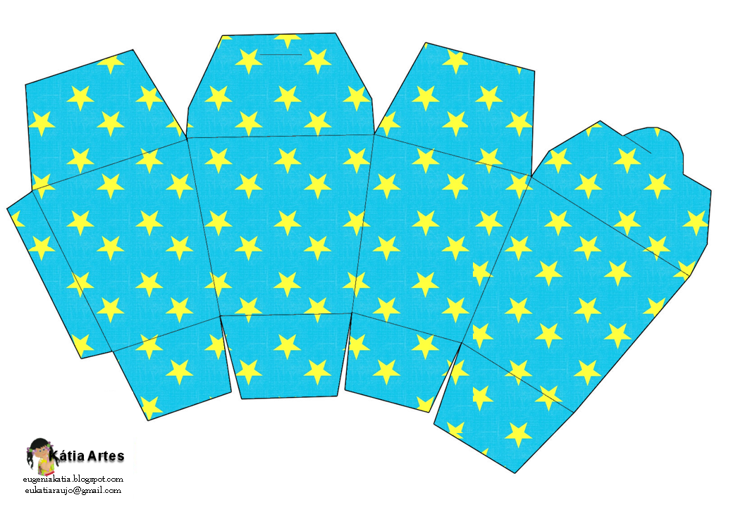 Free Printable Boxes with Stars. - Oh My Fiesta! in english