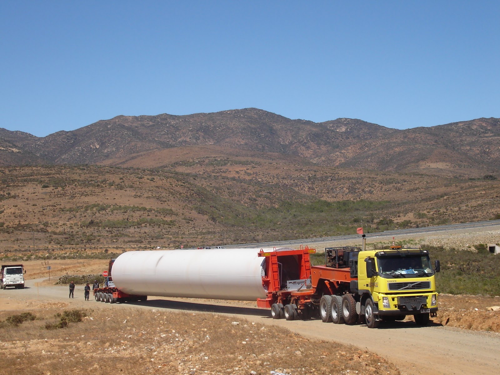 modular trailer: wind tower adaptor/tower adaptor