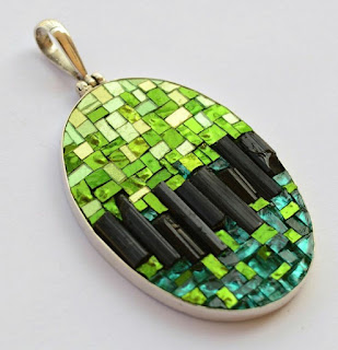 Marble stone pendants