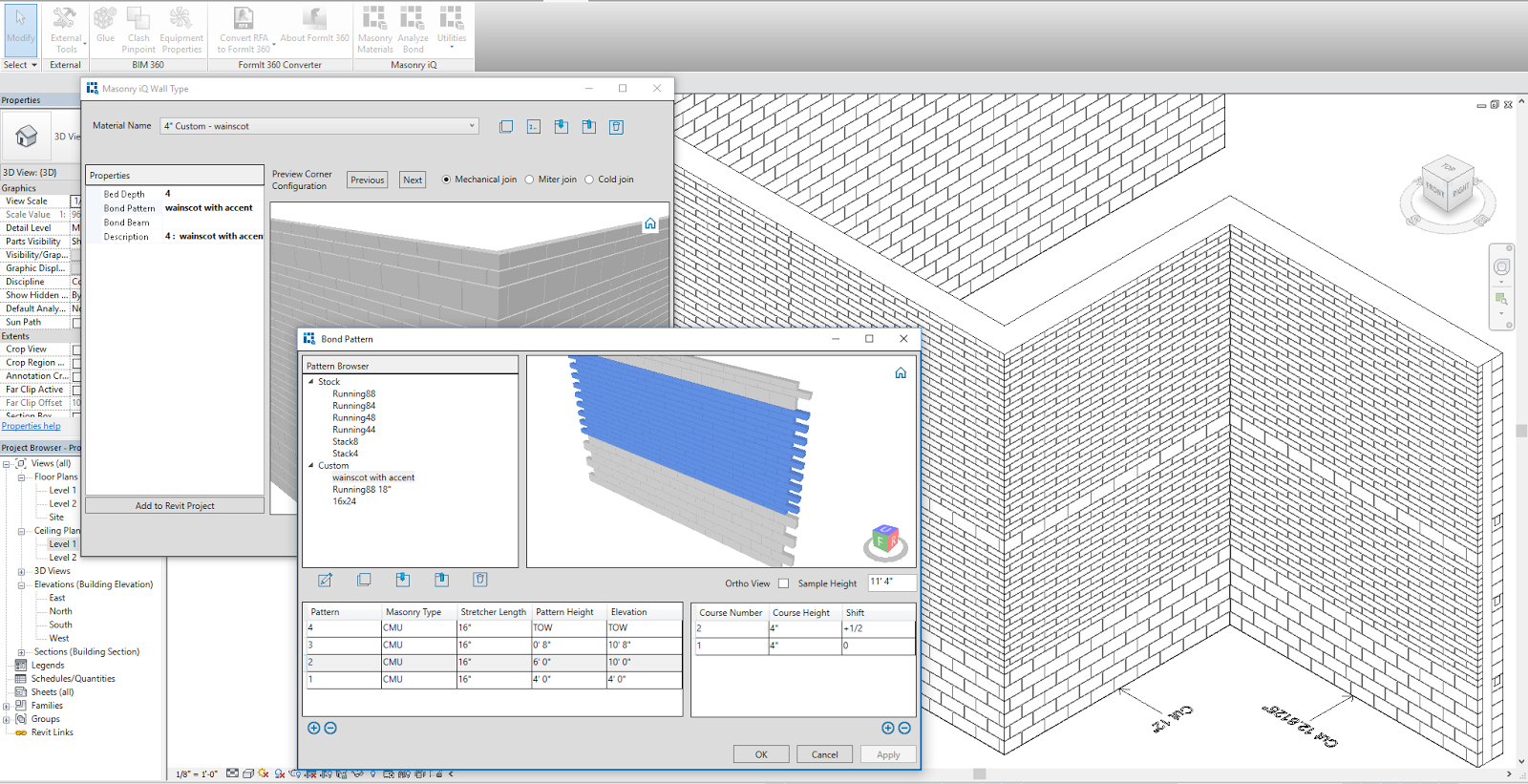 Revit Add-Ons: Masonry iQ – Custom Masonry Walls with Wall Sections and ...