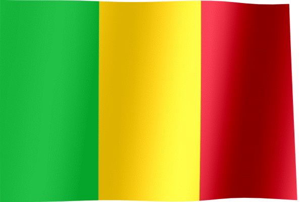 Flag of Mali (GIF) - All Waving Flags