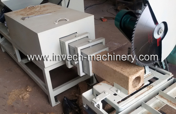 wood block machine: Wood sawdust Pallet Block Making Machine