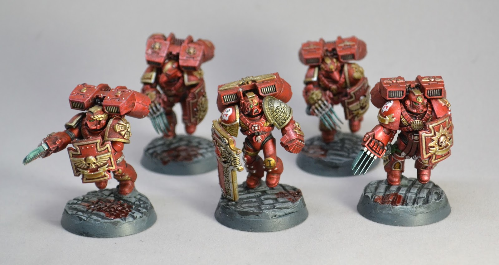 Sepulchre of Heroes: Painted Red Hunters Space Marine Army