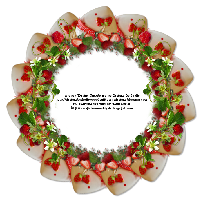 Escape From Reality Blog: Cluster Frames "Devine Strawberry" DBS - PU Only